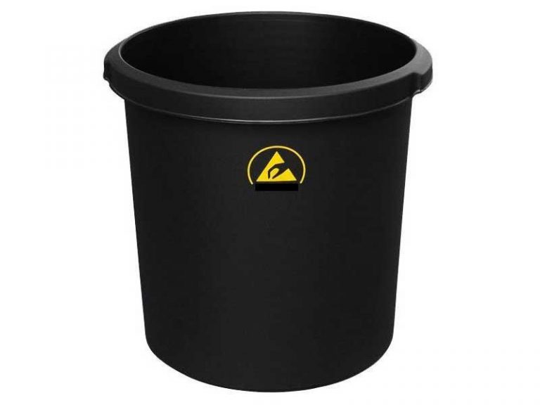 ESD Waste Bin for EPA Areas (Black PP, 18L) | ELMI