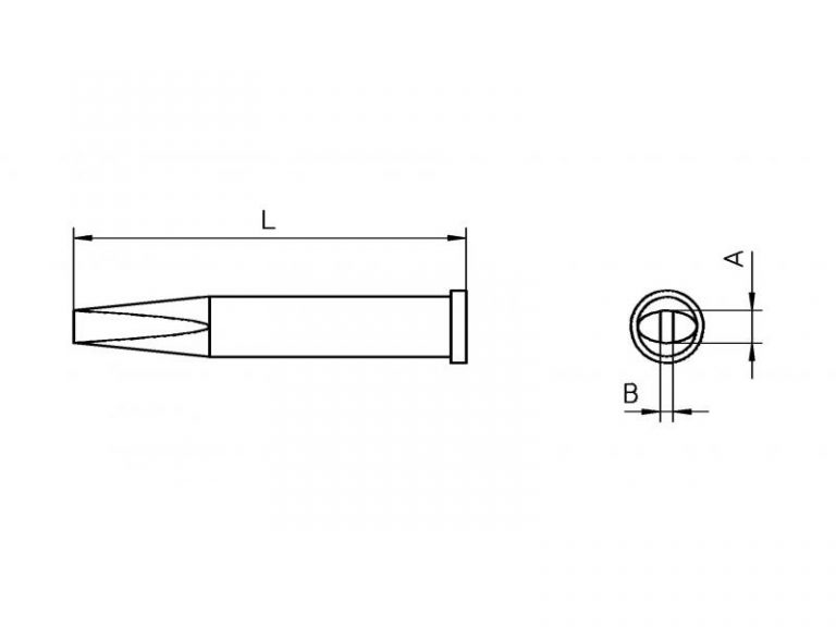 Weller XT M Soldering Tip (3.2x1.2mm) T0054470299 | ELMI