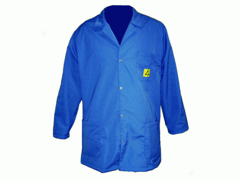 ESD Safe Smock Royal Blue (Unisex, XS/XXL) | ELMI