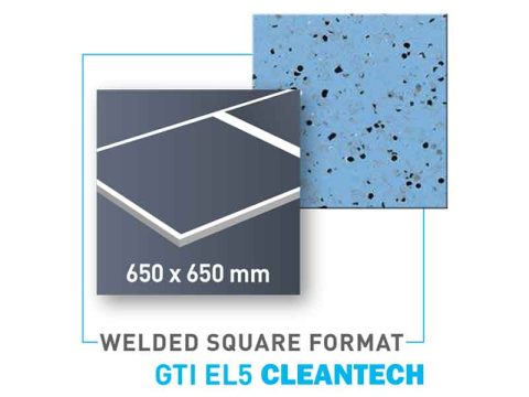 Gerflor GTI EL5 CLEANTECH - ESD Conductive Weldable Floor Tiles | ELMI